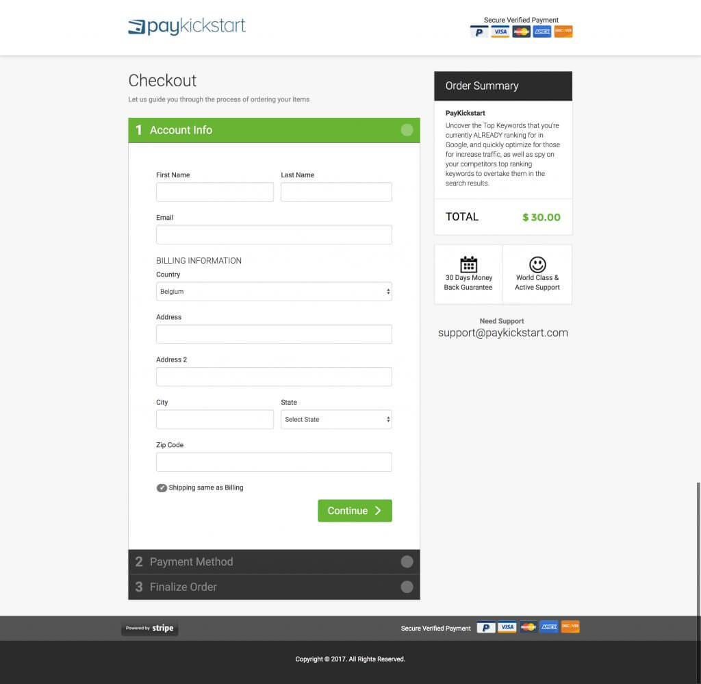 8 New Beautiful Checkout Templates to Help Your Products Sell!